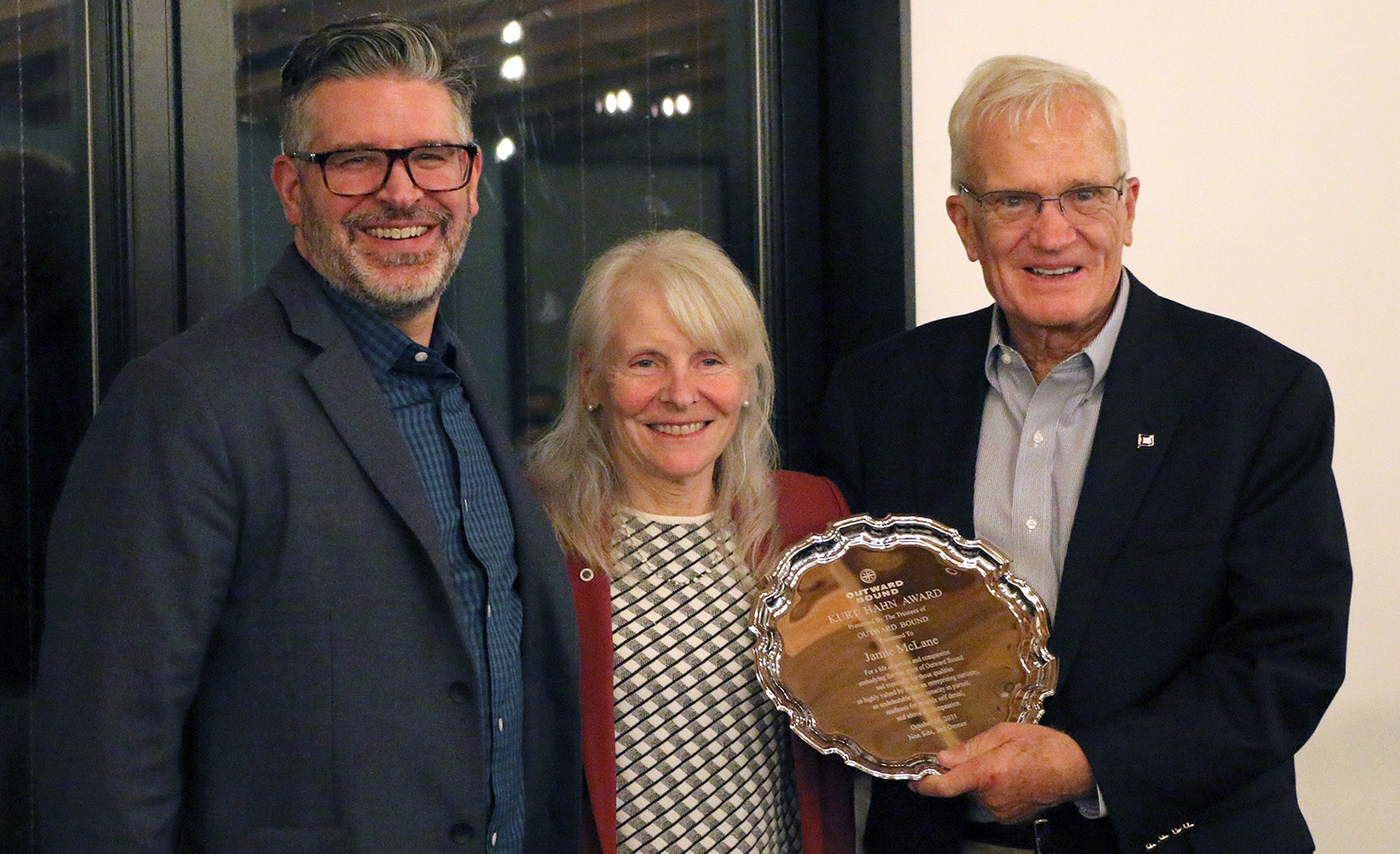 Jamie McLane Receives the Kurt Hahn Award - Philadelphia Outward Bound ...