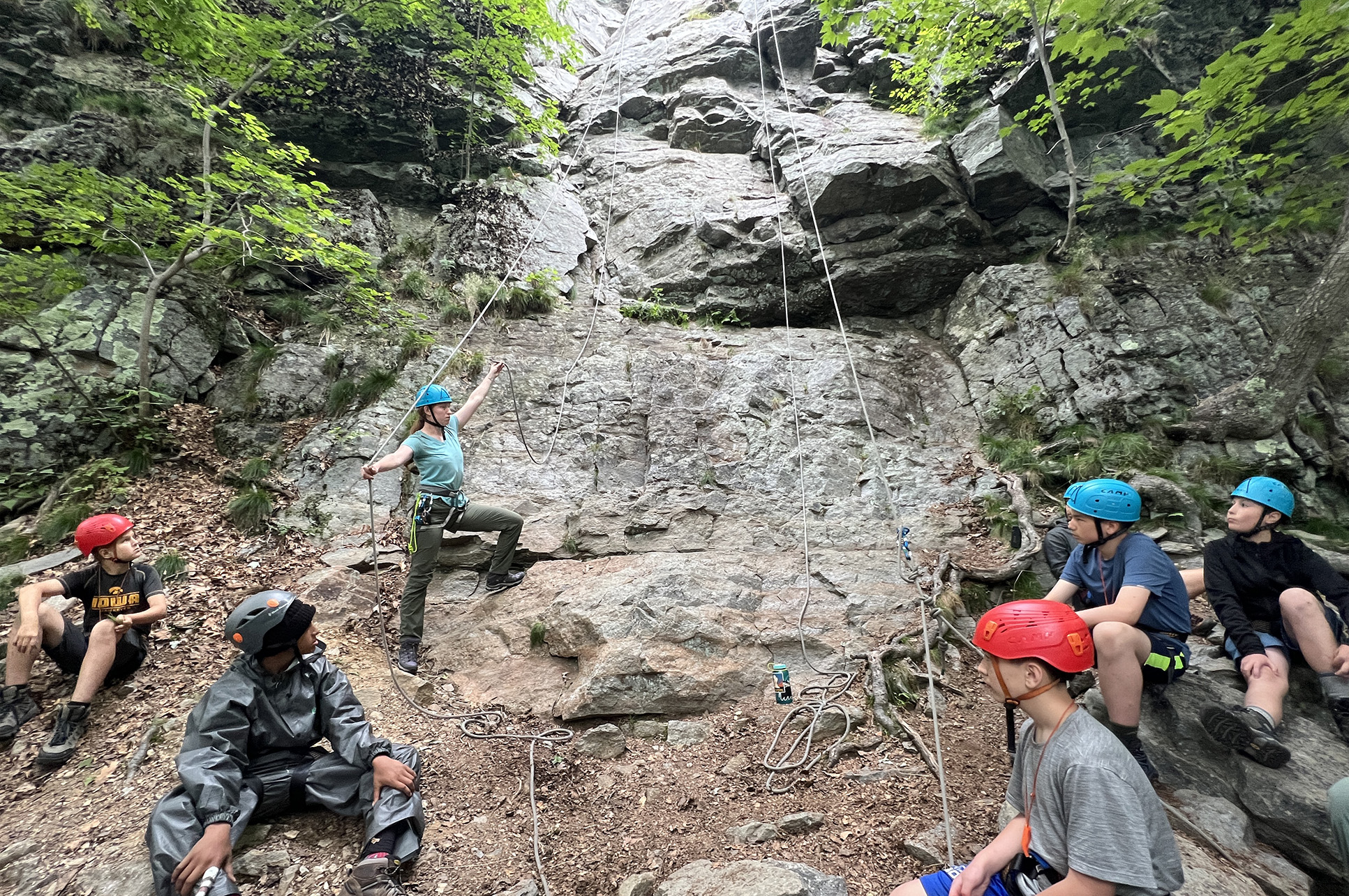 Rock Climbing: Challenge by Choice - Philadelphia Outward Bound School